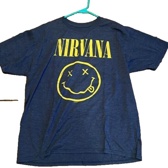 Six Fifty One | Shirts | Nirvana Smiley Face Tshirt 26 Size Xl Perfect ...